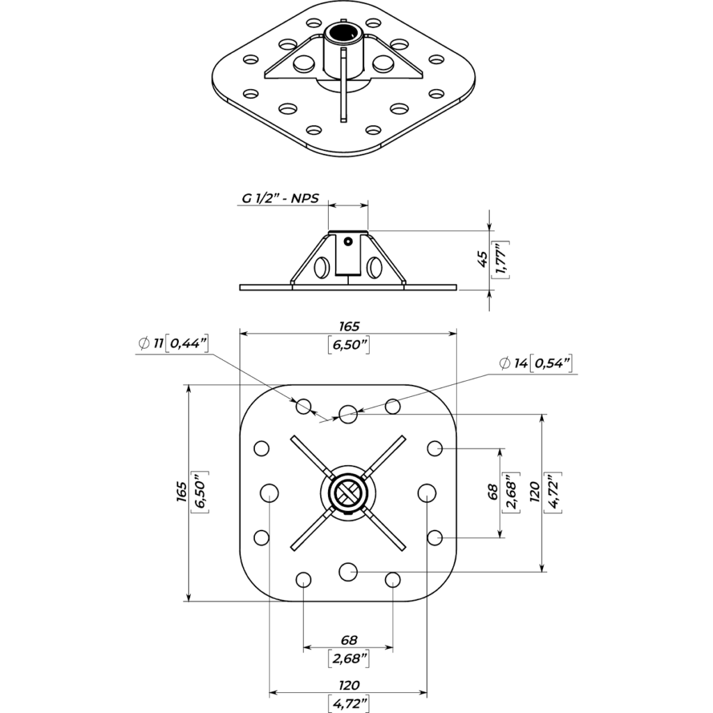 Ceiling Plates - Mnmounting